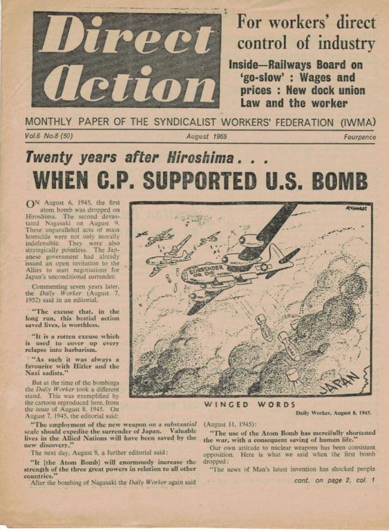 Direct Action (SWF): Vol 6 #08 (50) Aug 1965 | libcom.org